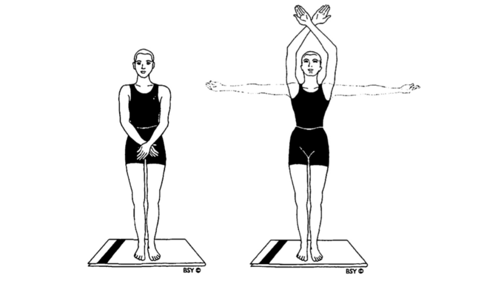 Bandha Hasta Uttanasana - Locked Hand Raising Pose