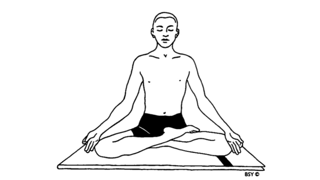 Ardha Padmasana - Half Lotus Pose In Yoga - World Yoga Forum