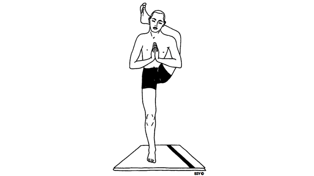 Utthan Eka Pada Sirasana - Standing Foot To Head Pose In Yoga - World ...